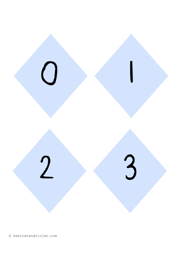 Quick print number cards 0-30 - Printable Teaching Resources - Print ...