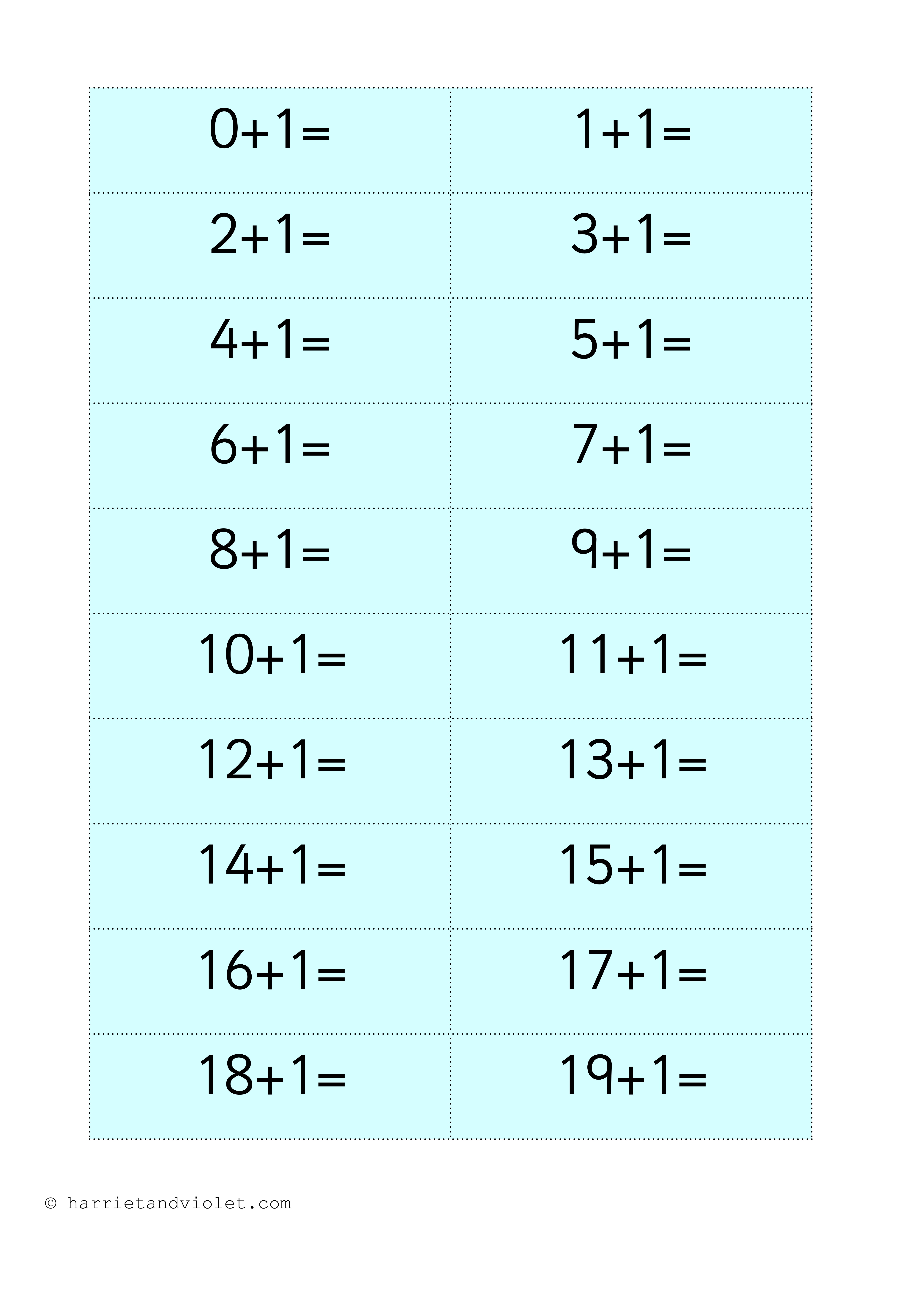 Addition Calculations 0-20 Activity - Printable Teaching Resources ...