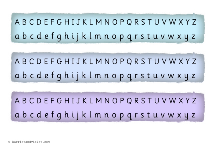 Alphabet Song Poster - Printable Teaching Resources - Print Play Learn