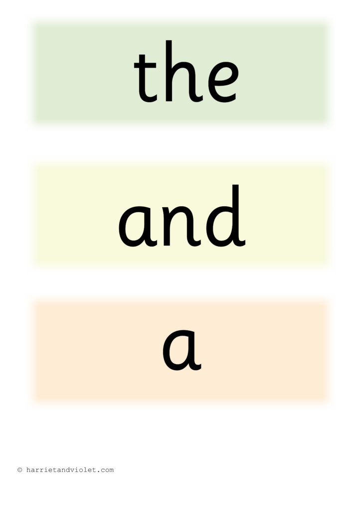 100 High Frequency Words - to trace - Printable Teaching Resources ...