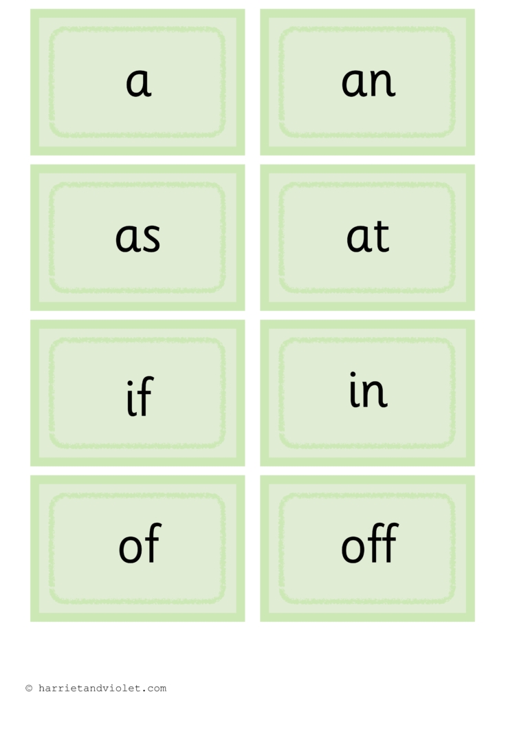 Phase 2 phonics flashcards - Printable Teaching Resources - Print Play ...