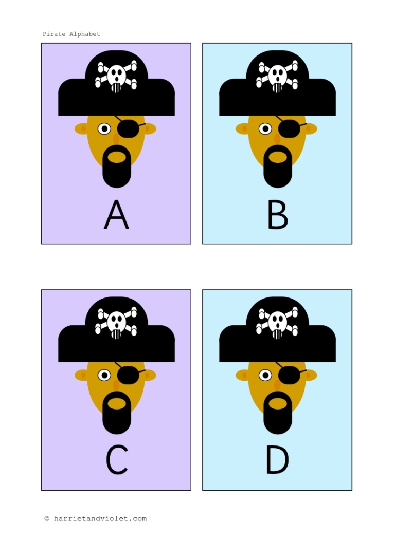 Flower alphabet display or flashcards A-Z capital letters - Printable ...