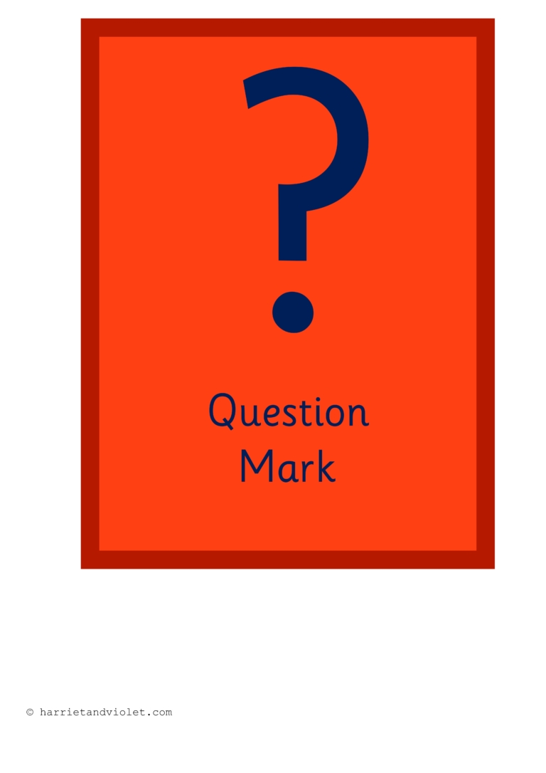 punctuation posters . , ! ? posters - Printable Teaching Resources ...