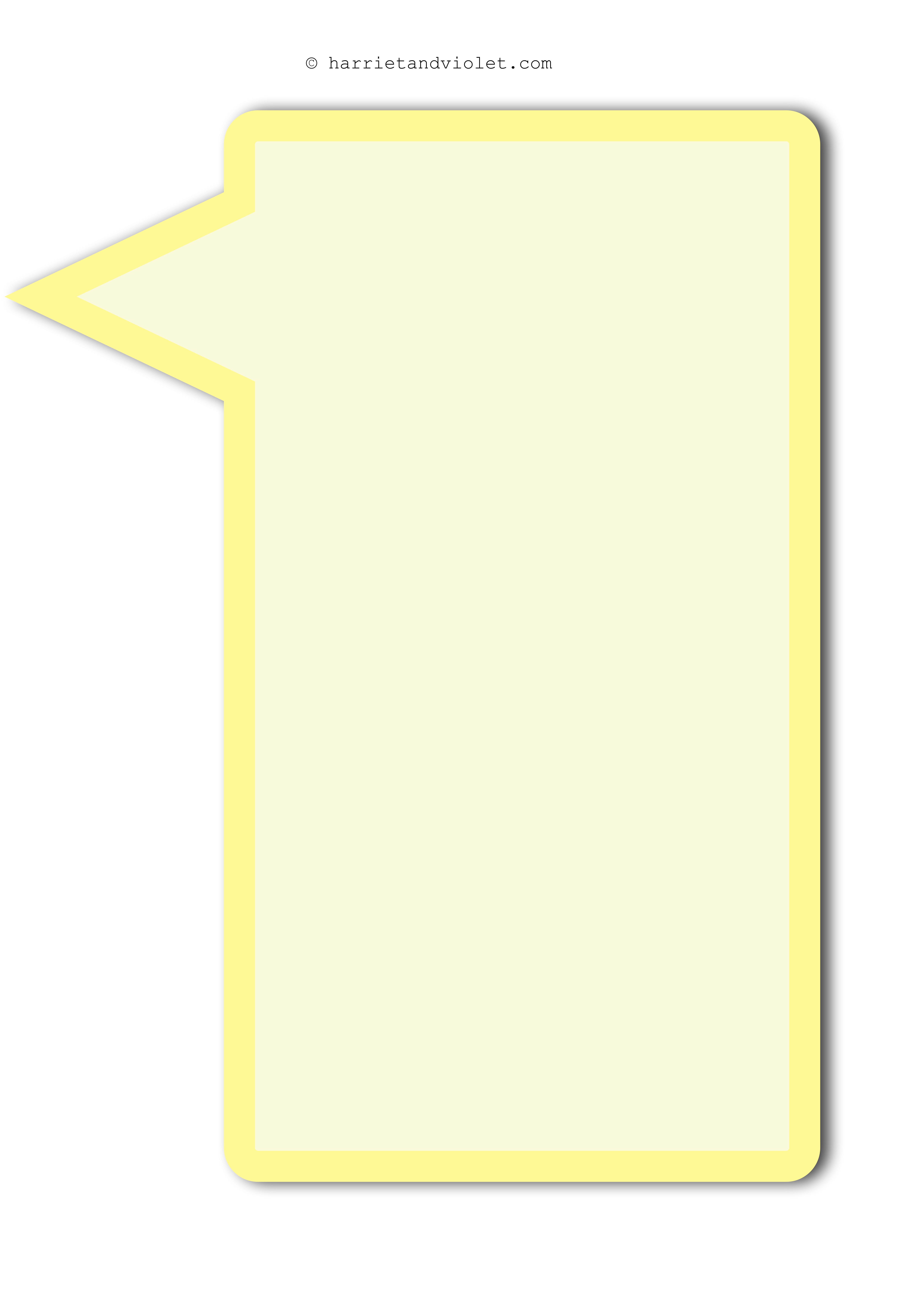 Speech Bubbles - Printable Teaching Resources - Print Play Learn