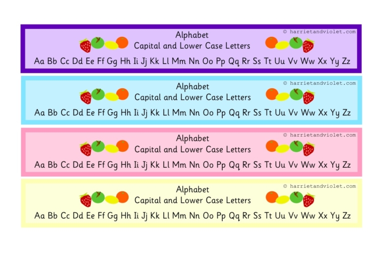 Colour your own alphabet capital and lower case letters - Printable ...