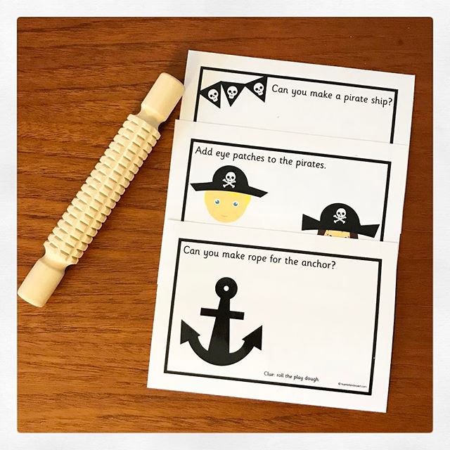 ️ Pirate Play Dough Mats ️ I'm going to share themes of resources ...