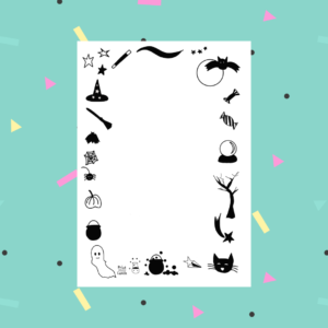 halloween writing paper - Printable Teaching Resources - Print Play Learn