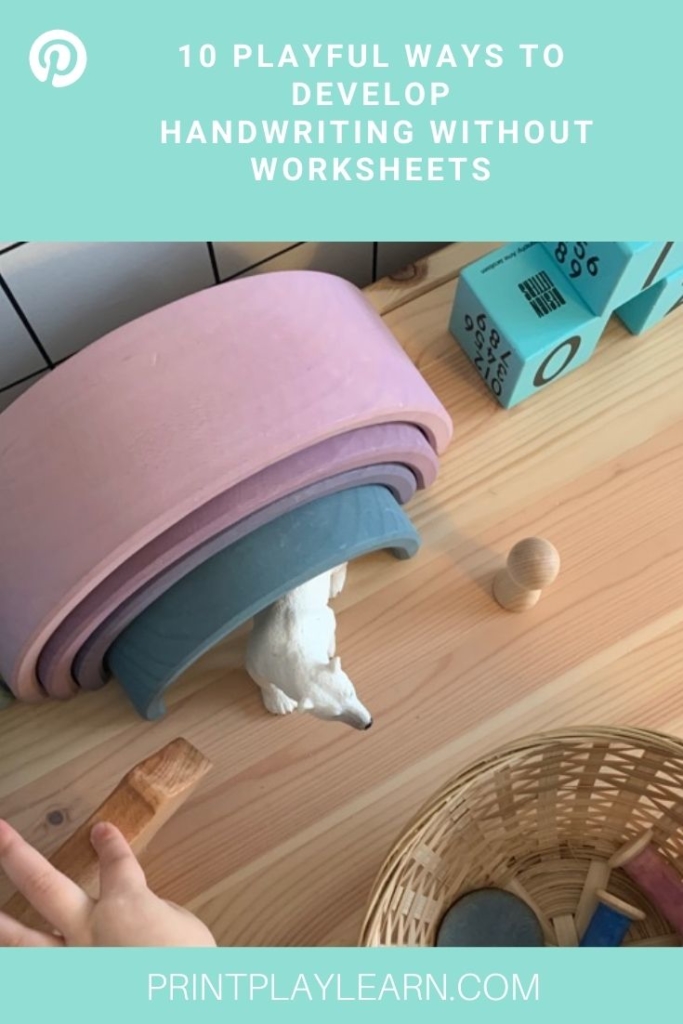 10 Playful Ways to Develop Handwriting without Worksheets - Teaching ...