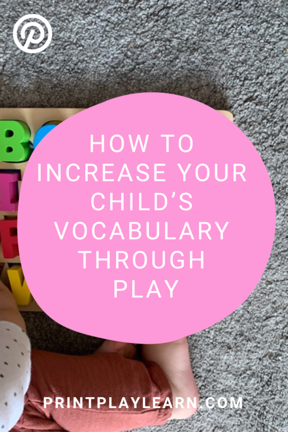 How To Increase Your Child's Vocabulary Through Play - Teaching Ideas ...