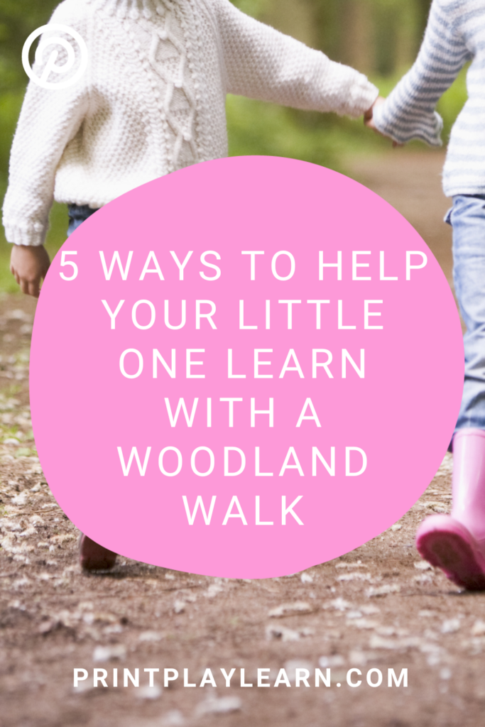 5 Ways to Help Your Little One Learn with a Woodland Walk - Teaching ...