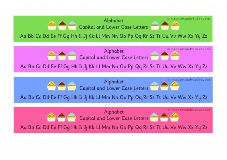 Alphabet Charts / Alphabet Strips - Page 3 - Free Teaching Resources ...