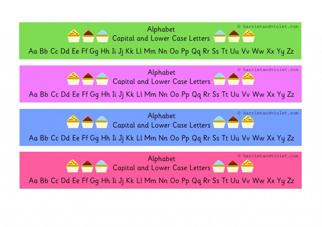 Alphabet Charts / Alphabet Strips - Page 3 - Free Teaching Resources ...
