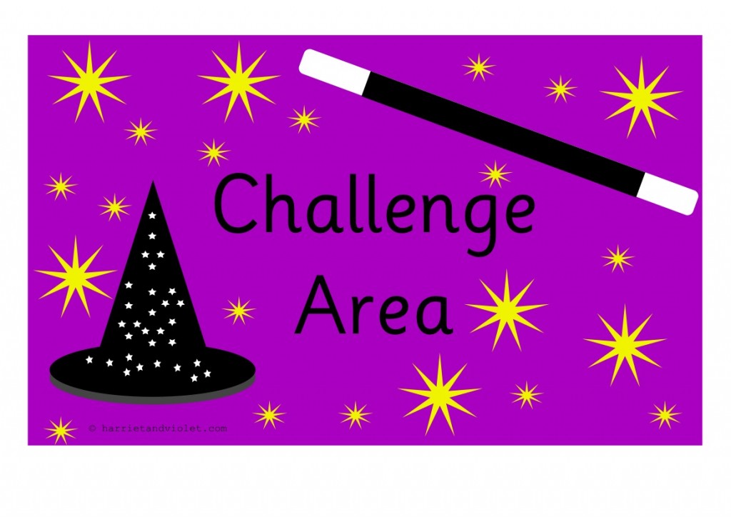 Challenge Area - Page 1 - Free Teaching Resources - Print Play Learn