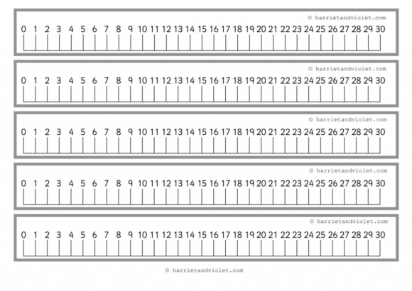 Numberlines - Page 1 - Free Teaching Resources - Print Play Learn