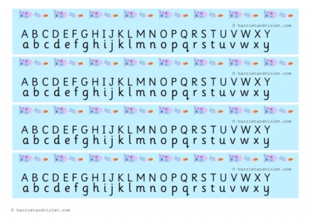 Rainbow Alphabet - Printable Teaching Resources - Print Play Learn