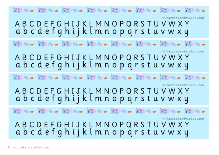 Rainbow Fish name labels - Printable Teaching Resources - Print Play Learn