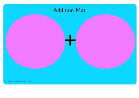 Addition Mat - practical addition - Printable Teaching Resources ...