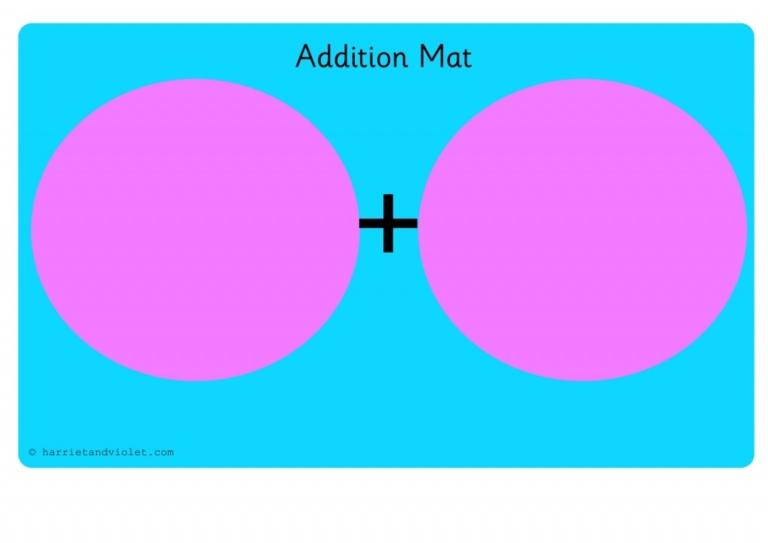 Addition Mat - practical addition - Printable Teaching Resources ...