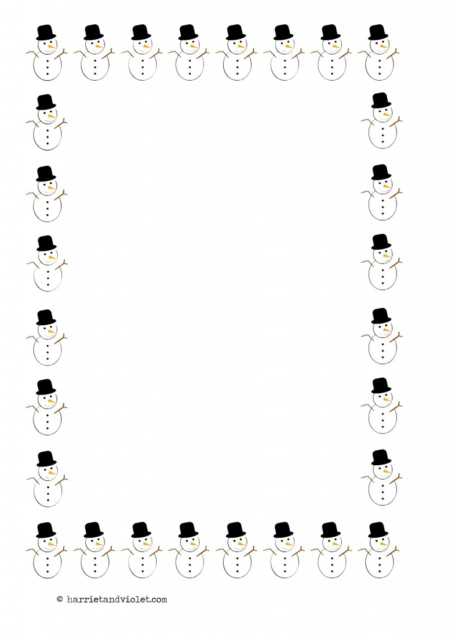 Snowman Christmas - Printable Teaching Resources - Print Play Learn