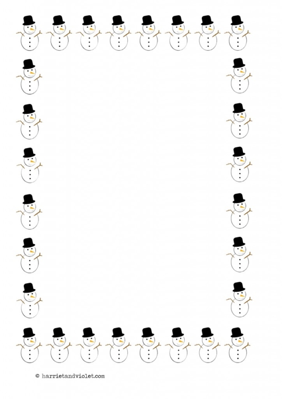 Snowman Christmas - Printable Teaching Resources - Print Play Learn