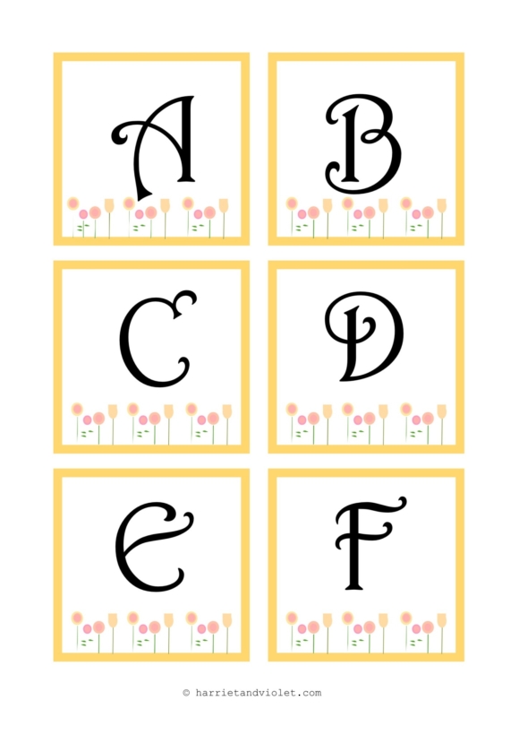 Umbrella Instant Display Lettering - Printable Teaching Resources ...