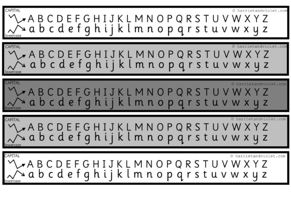 Alphabet Charts / Alphabet Strips - Page 3 - Free Teaching Resources ...