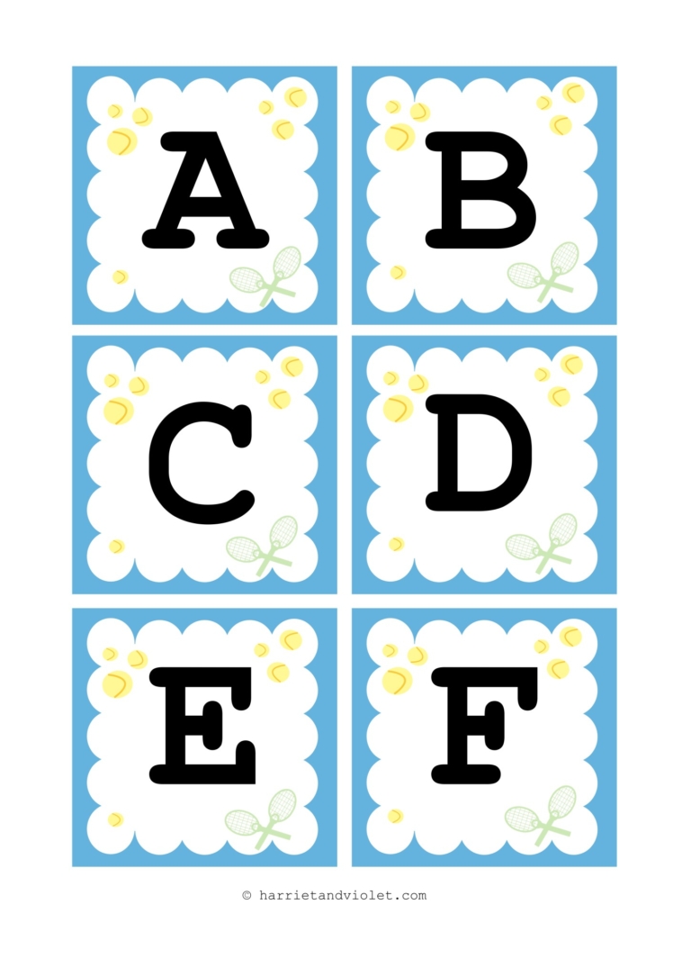 Instant Display Lettering A-Z Black and White - Printable Teaching ...