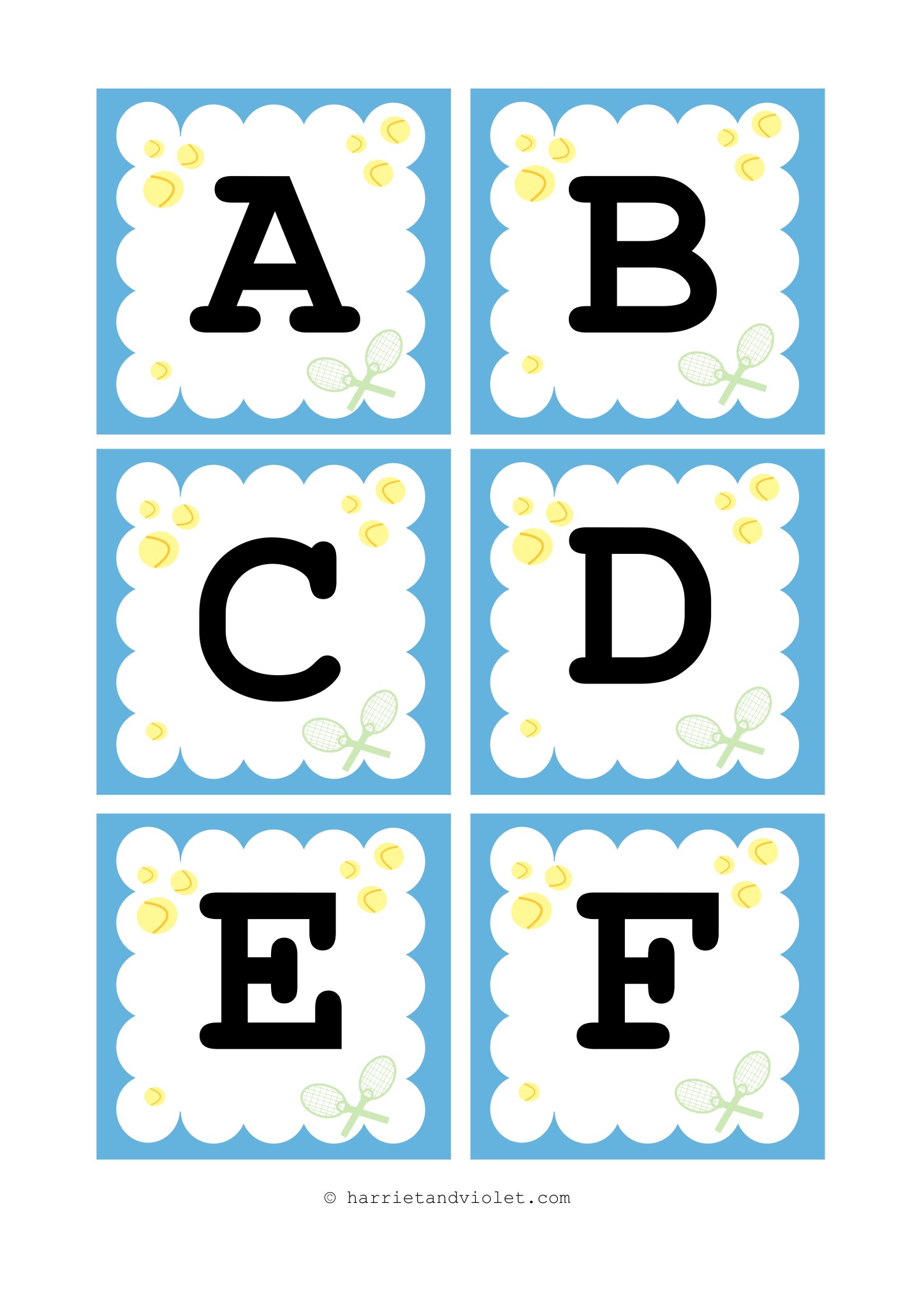 Instant Display Lettering A-Z Black and White - Printable Teaching ...