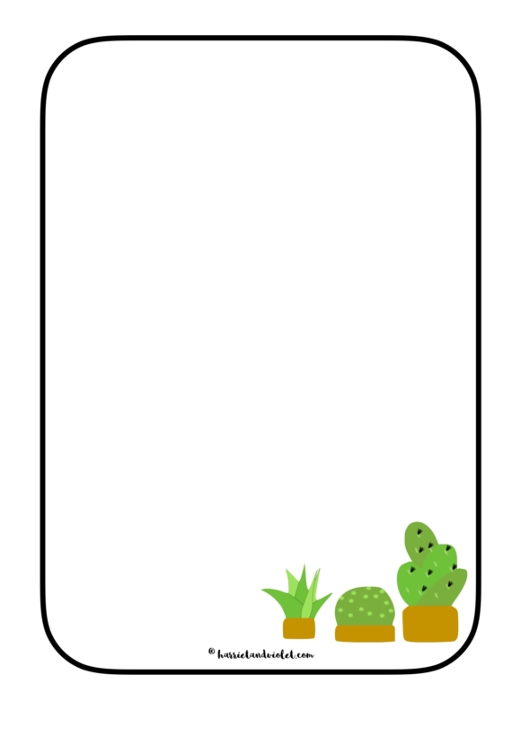 Tree border paper - Printable Teaching Resources - Print Play Learn