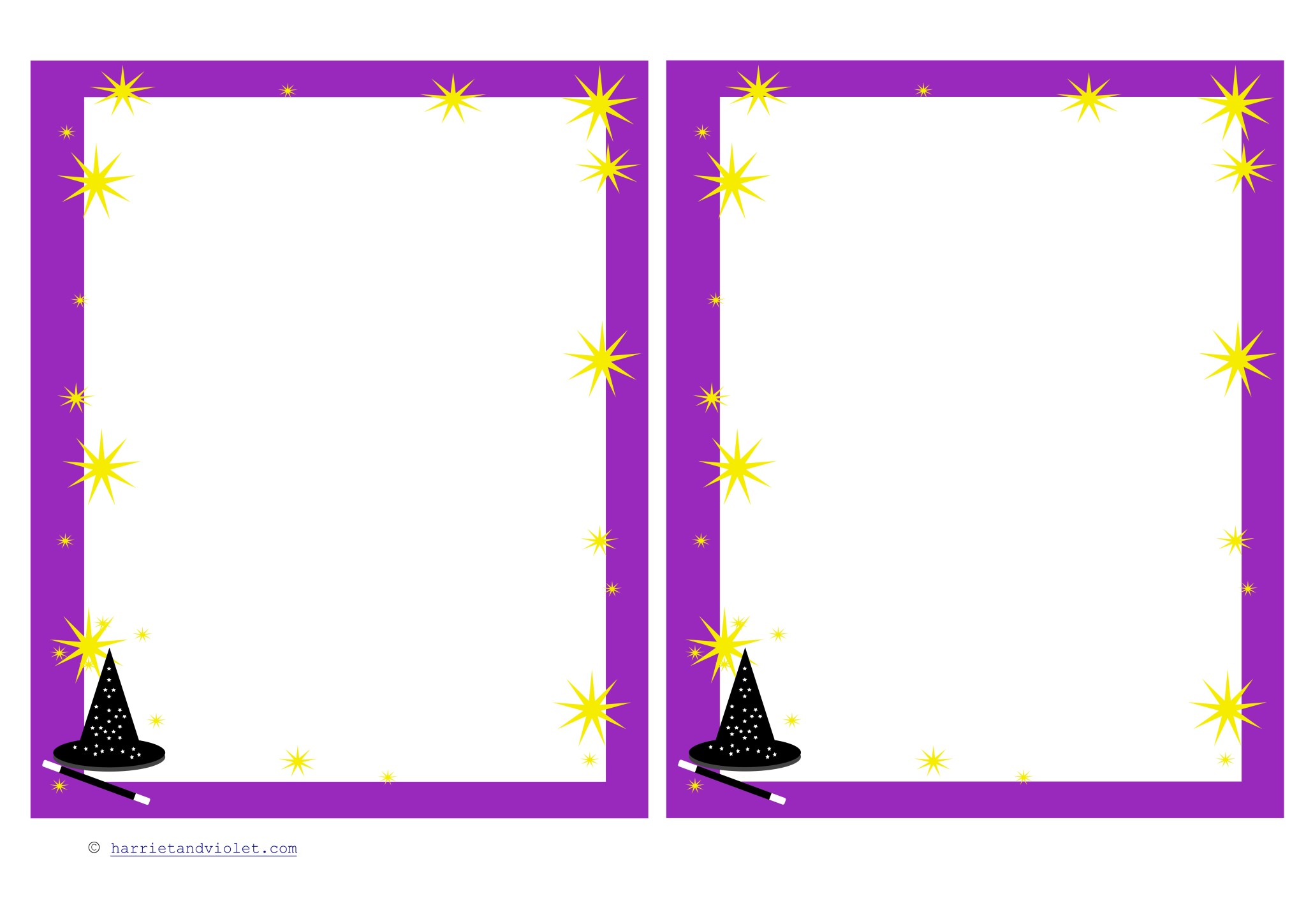 Challenge Recording Sheet or Magic Border Paper - Printable Teaching ...