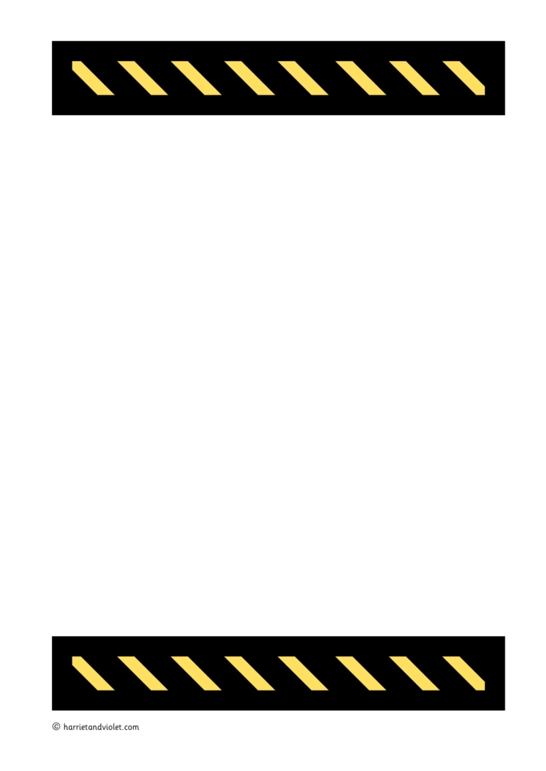 Spring Border Paper - Printable Teaching Resources - Print Play Learn