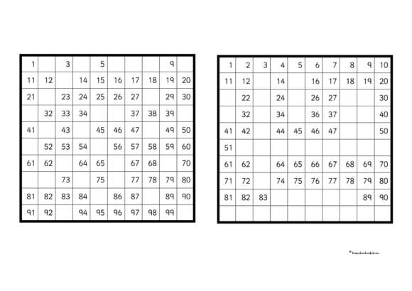 hundred square - Page 2 - Free Teaching Resources - Print Play Learn