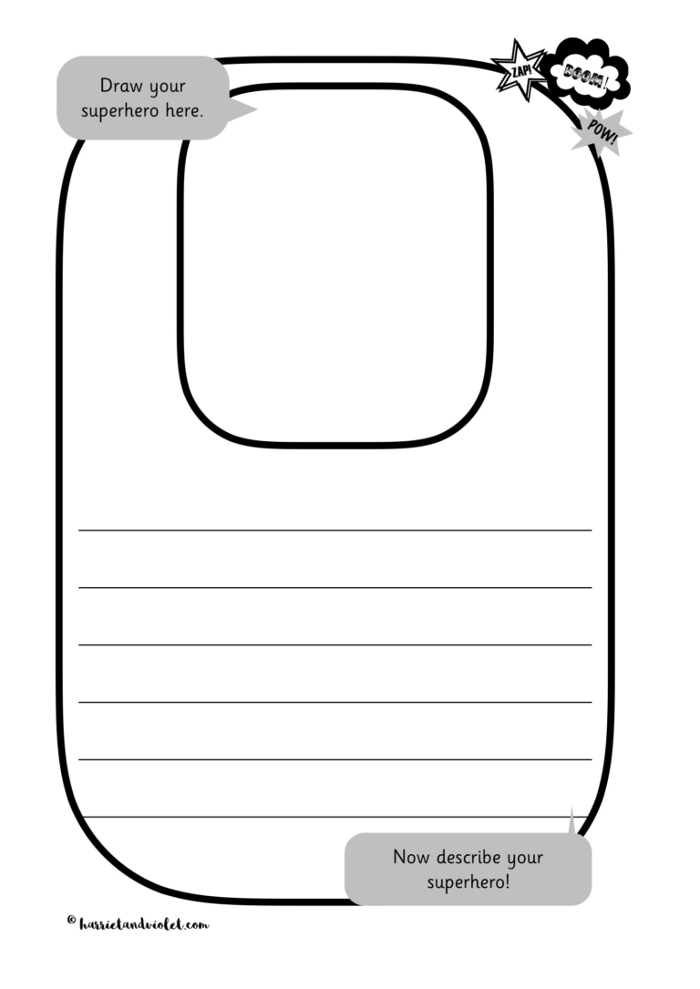 Halloween Character Description - Printable Teaching Resources - Print ...