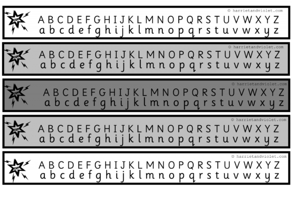 Alphabet Charts / Alphabet Strips - Page 2 - Free Teaching Resources ...