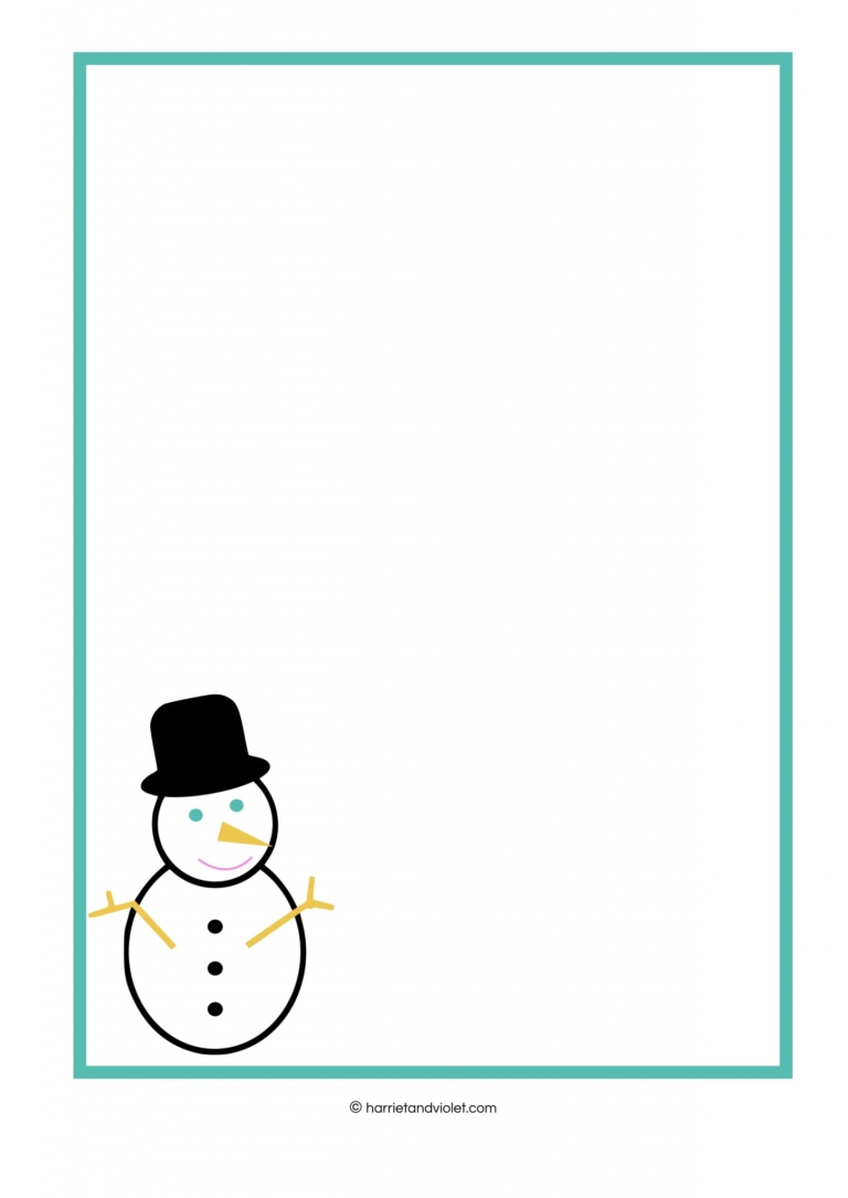 Snowman Christmas - Printable Teaching Resources - Print Play Learn