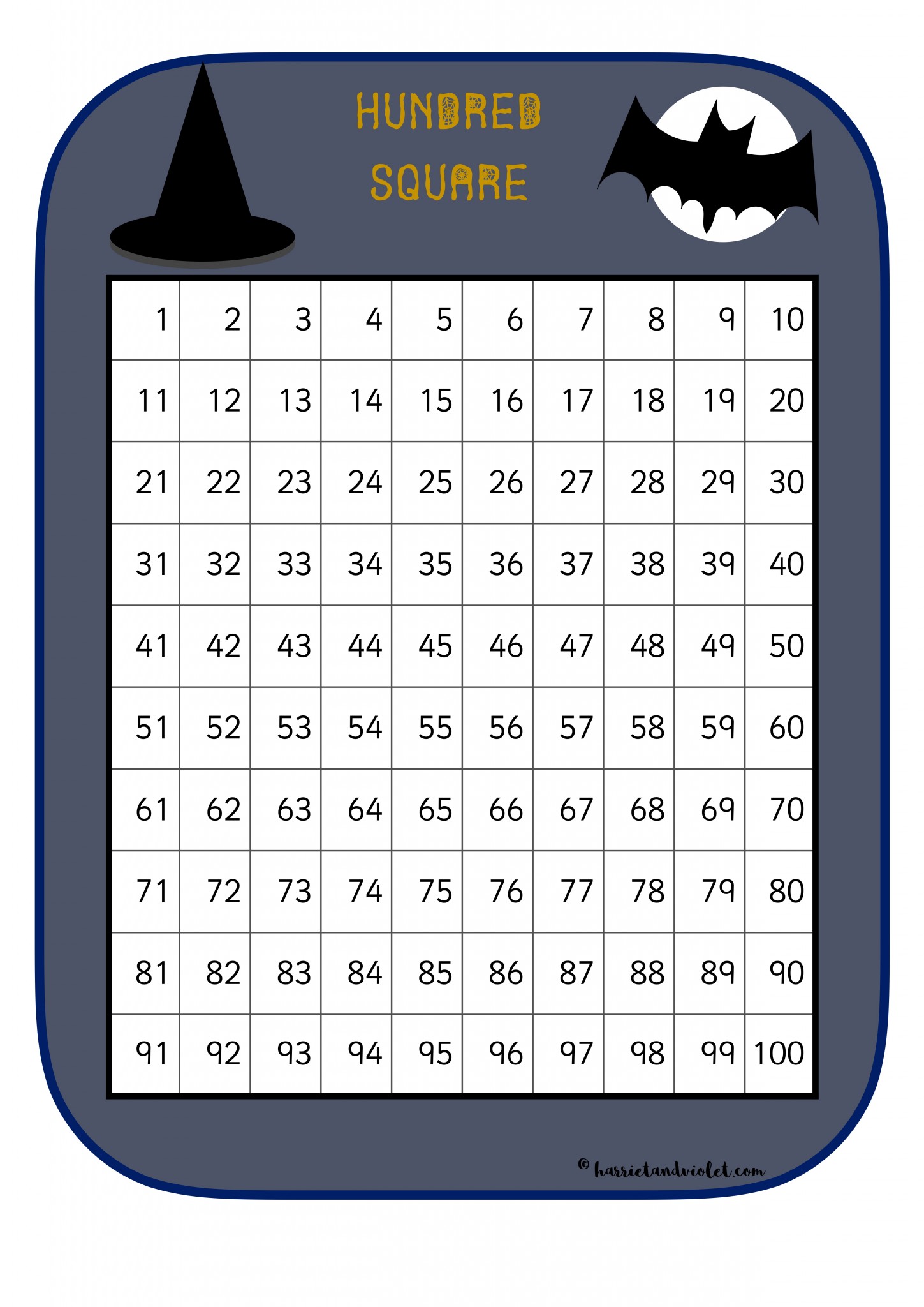 1-150 Hundred Square - Printable Teaching Resources - Print Play Learn