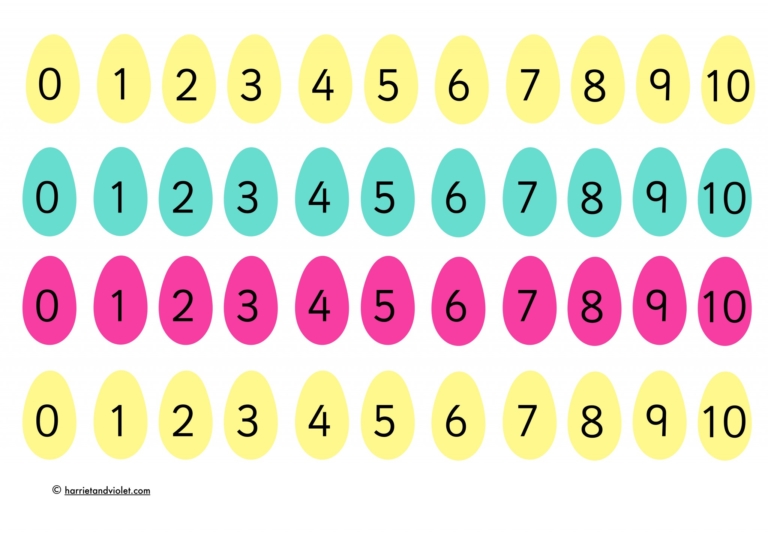 Easter Egg Hunt: Print and Colour - Printable Teaching Resources ...
