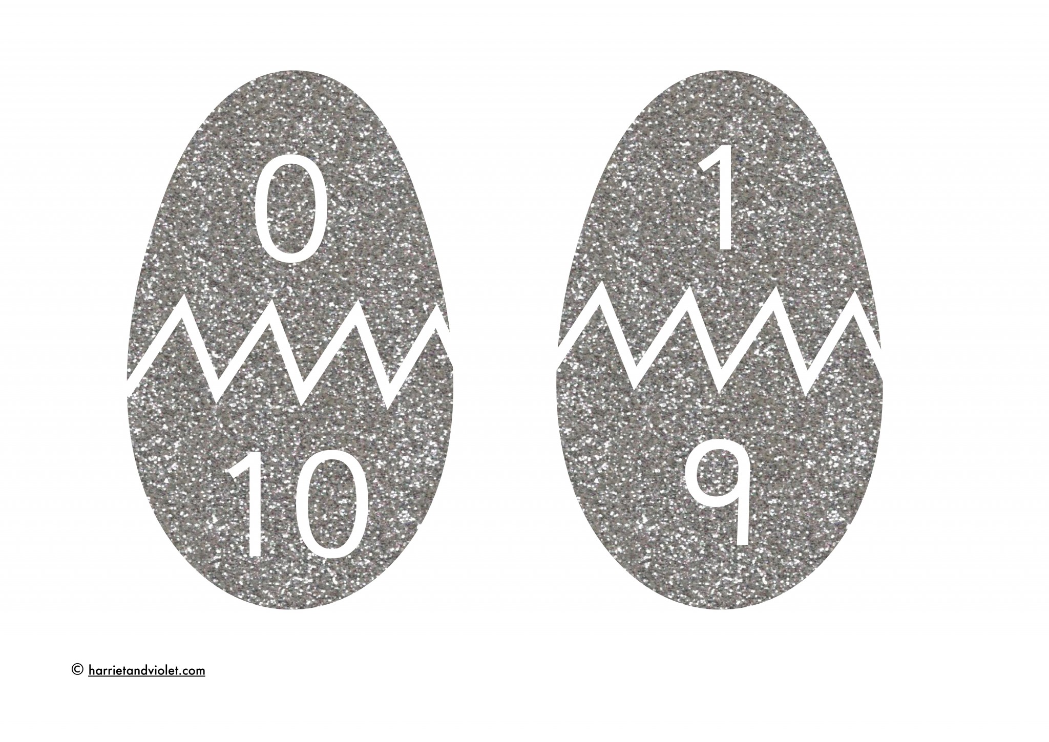 Easter egg number bonds to 10 - Printable Teaching Resources - Print ...