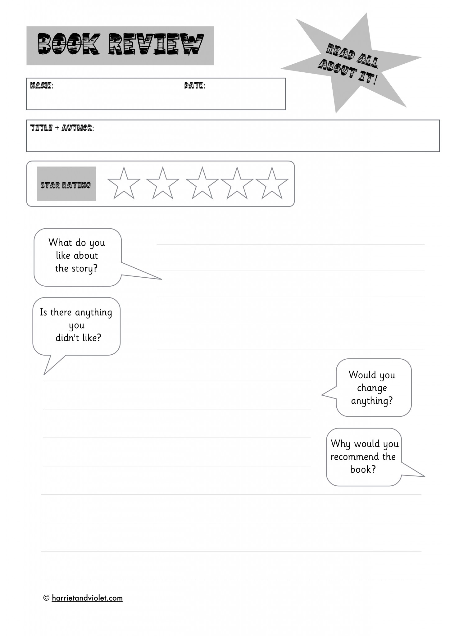Book Corner - Page 1 - Free Teaching Resources - Print Play Learn