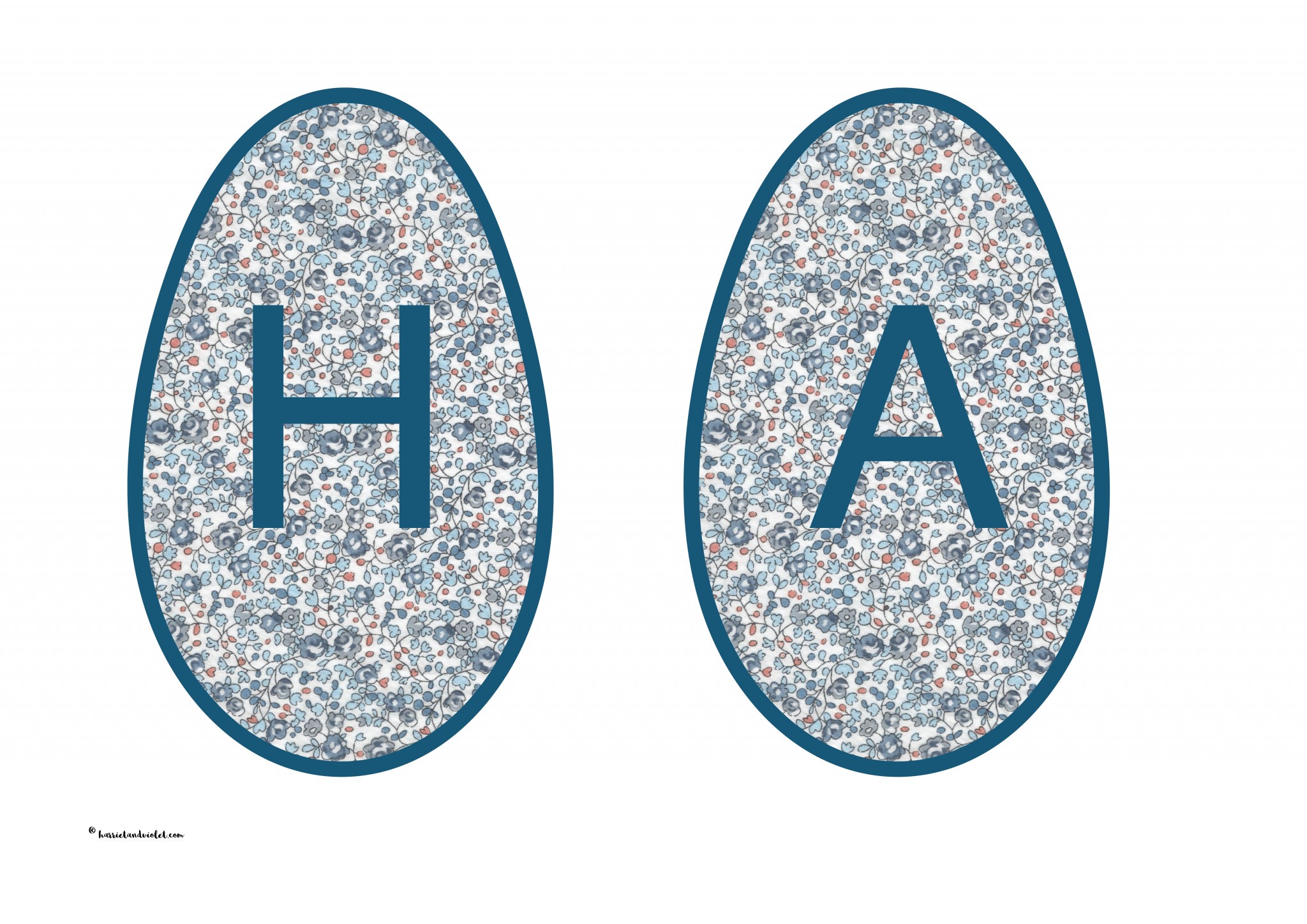 Happy Easter instant display sign - pattern - Printable Teaching ...