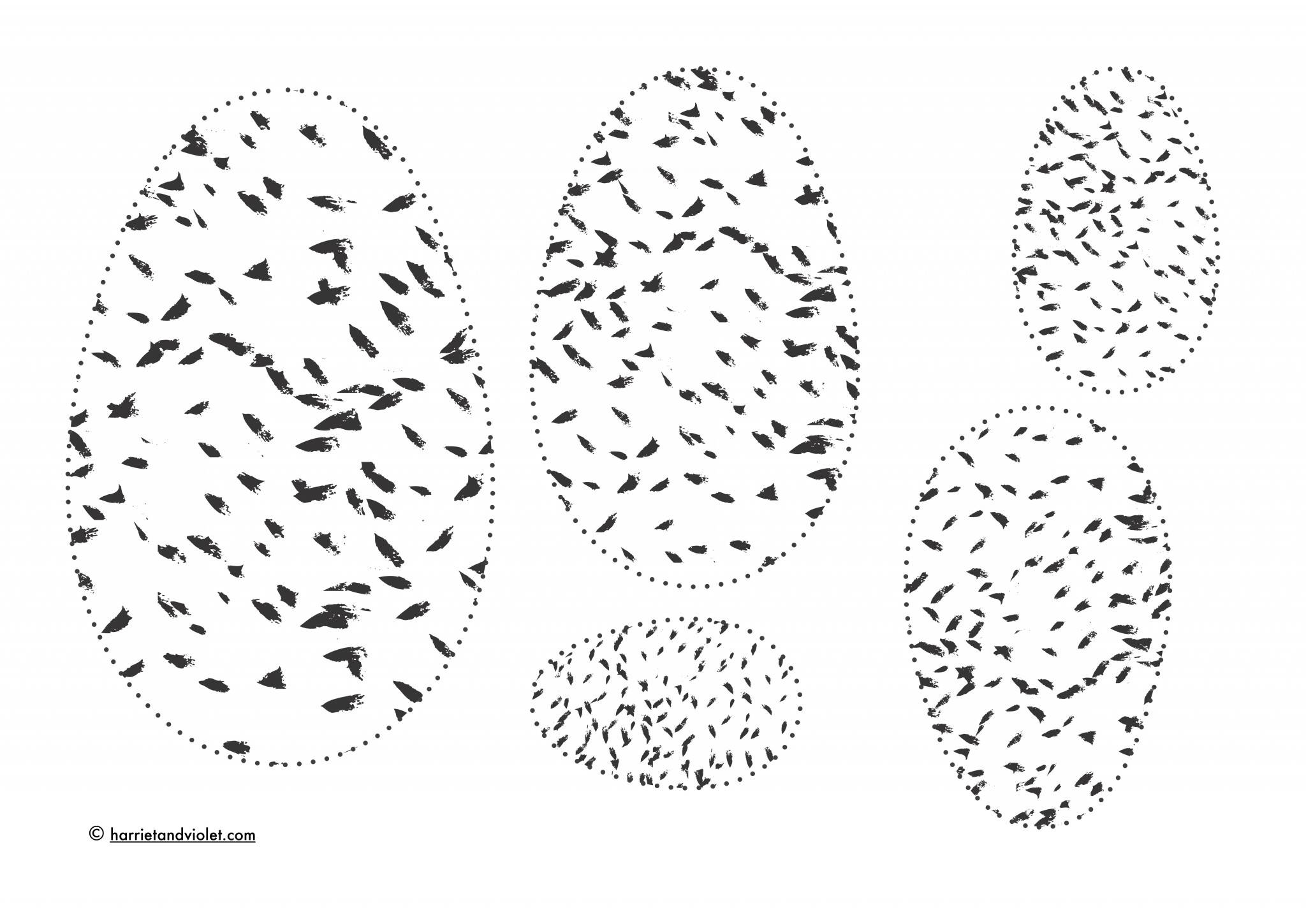 Easter eggs - cut out and put in size order - Printable Teaching ...