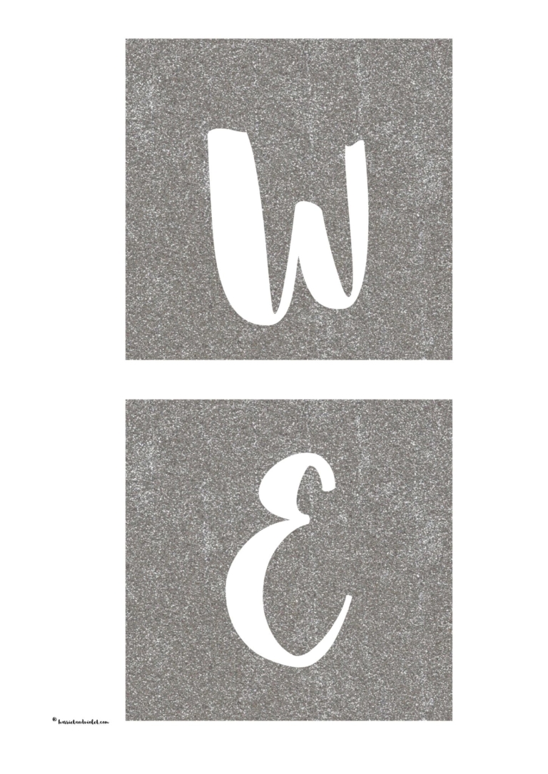 Rainbow fish (style) instant display lettering - Printable Teaching ...