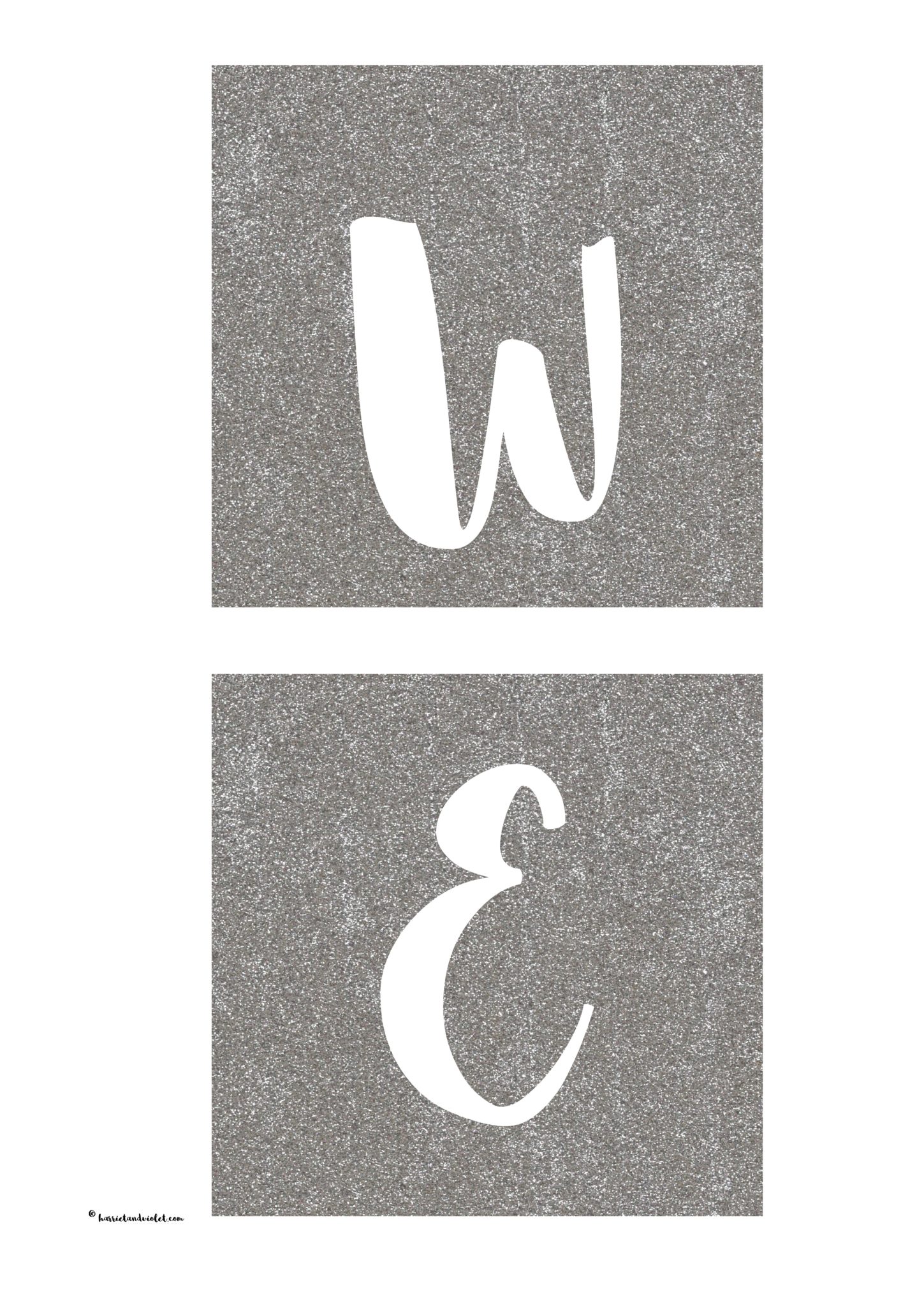 Rainbow fish (style) instant display lettering - Printable Teaching ...