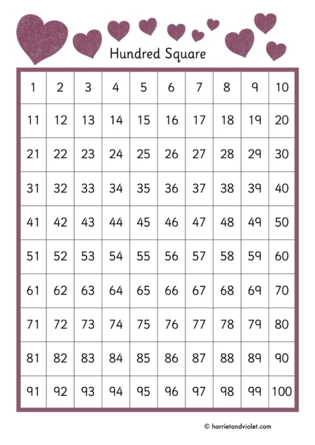 1-150 Hundred Square - Printable Teaching Resources - Print Play Learn
