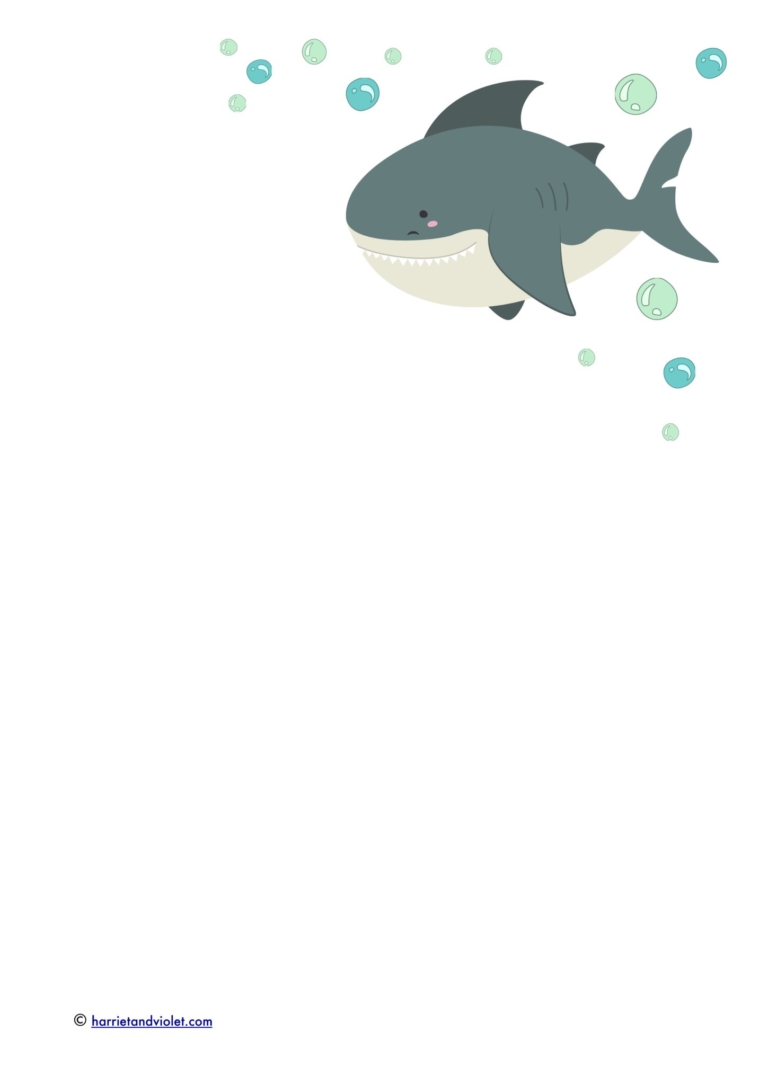 Shooting Star Writing Paper - Printable Teaching Resources - Print Play ...