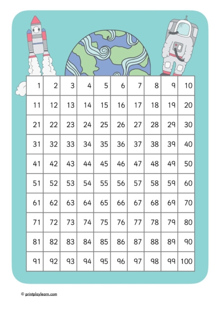 Hundred Squares - Page 1 - Free Teaching Resources - Print Play Learn
