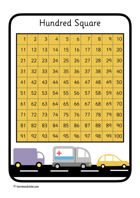 Hundred Squares - Page 1 - Free Teaching Resources - Print Play Learn