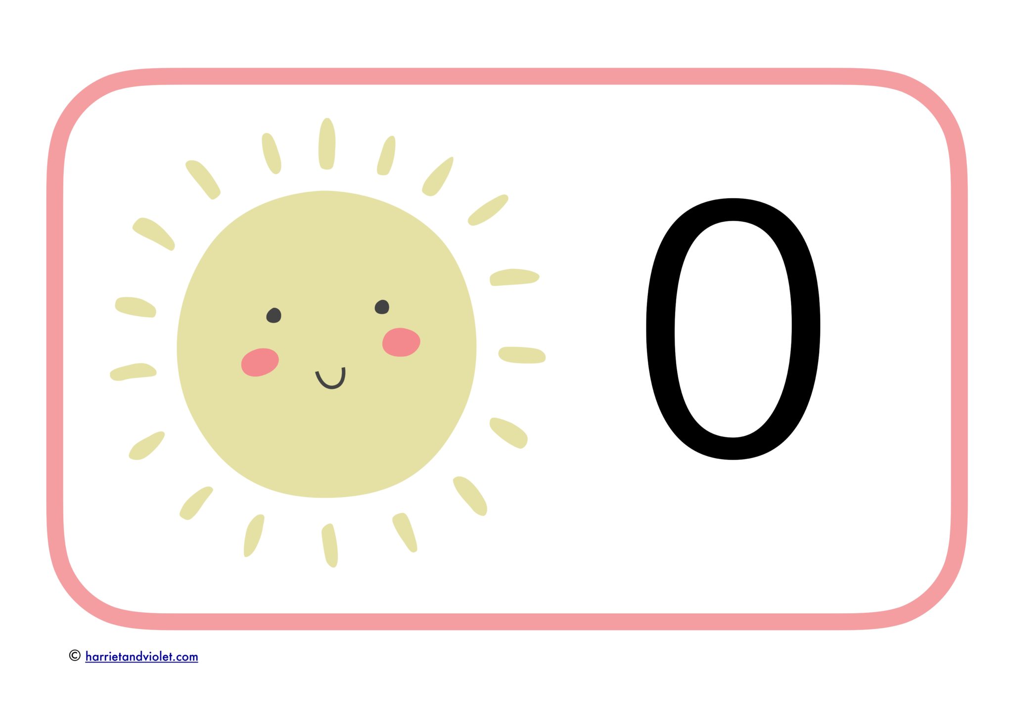 Weather Symbols numberline 0-10 - Printable Teaching Resources - Print ...