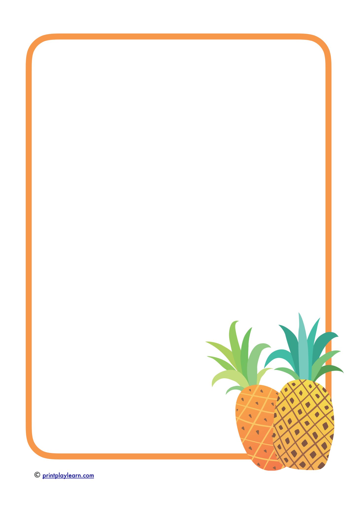 pineapple - Page 1 - Free Teaching Resources - Print Play Learn
