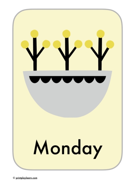 Days of the Week - Page 1 - Free Teaching Resources - Print Play Learn